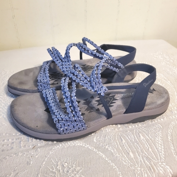 Skechers | Shoes | Skechers Womens Reggae Slim Stretch Appeal Sandals ...